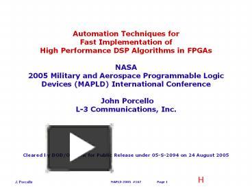 PPT – NASA PowerPoint presentation | free to download - id: 3b9e55-NDAxN
