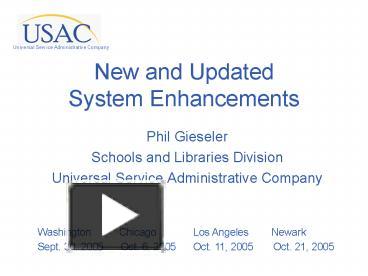 PPT – New and Updated System Enhancements PowerPoint presentation ...