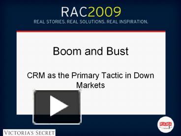 PPT – Boom and Bust PowerPoint presentation | free to view - id: 3bb380 ...