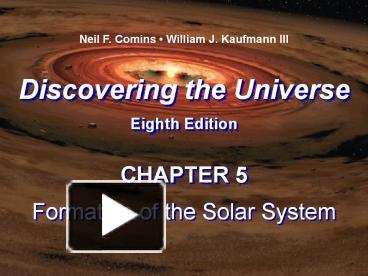 DTU 8e Chap 5 Formation of the Solar System presentation | free to download
