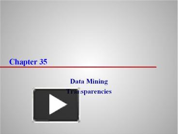 PPT – Data Mining PowerPoint presentation | free to download - id ...