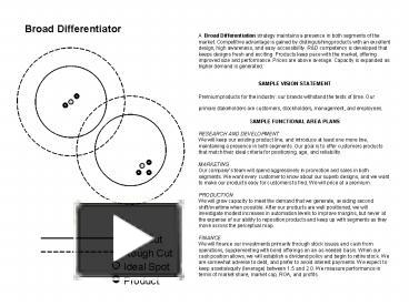 PPT – Broad Differentiator PowerPoint presentation | free to view - id ...