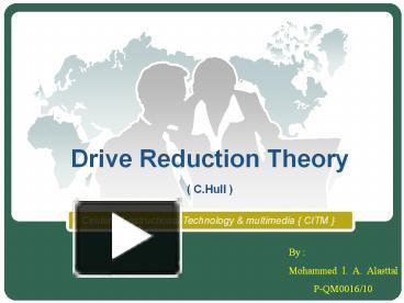 Drive Reduction Theory ( C.Hull ) presentation | free to download