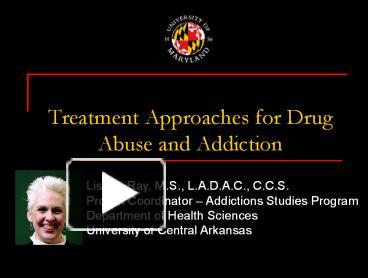 PPT – Treatment Approaches for Drug Abuse and Addiction PowerPoint ...