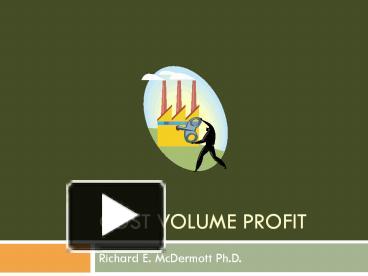 PPT – Cost volume profit PowerPoint presentation | free to download ...