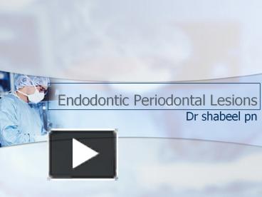 Endodontic Periodontal Lesions presentation | free to download