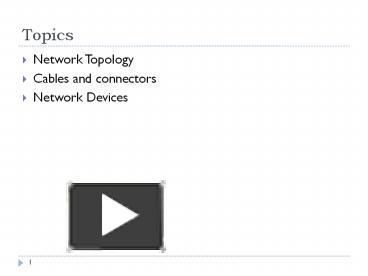 Network Topology presentation | free to download