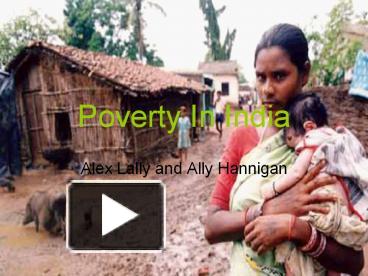 Poverty In India presentation | free to view