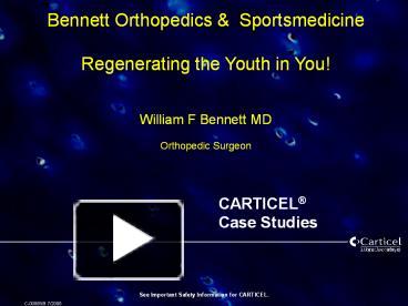 PPT – CARTICEL® Case Studies PowerPoint presentation | free to view ...