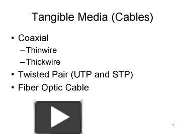 PPT – Tangible Media Cables PowerPoint presentation | free to view - id ...