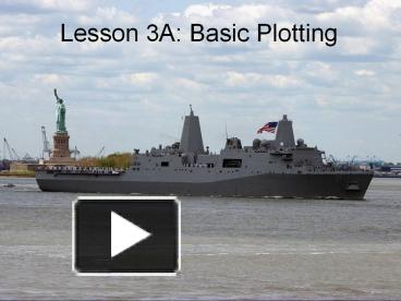 PPT – Lesson 3A: Basic Plotting PowerPoint presentation | free to ...
