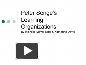Peter Senge presentation | free to download