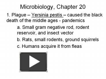 PPT – Microbiology, Chapter 20 PowerPoint presentation | free to ...