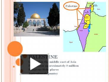 PALESTINE presentation | free to view
