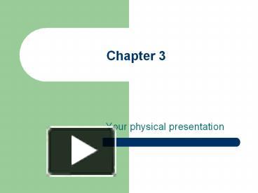 Your physical presentation presentation | free to view