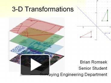 3-D Transformations presentation | free to view