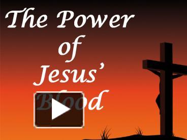 The Power of Jesus presentation | free to download