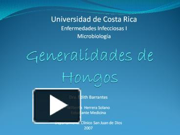 Generalidades de Hongos presentation | free to download