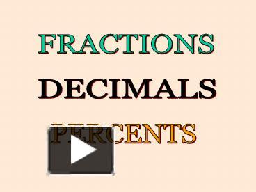 PPT – DECIMALS PowerPoint presentation | free to download - id: 3c434d ...