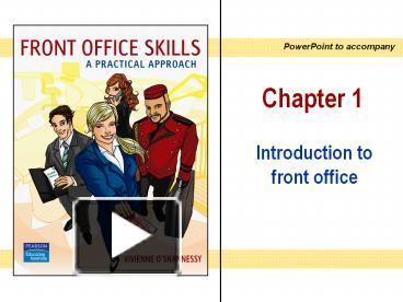 Introduction to front office presentation | free to view