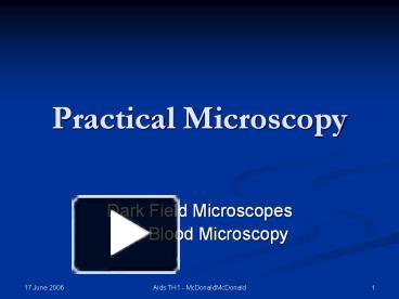 Practical Microscopy presentation | free to download