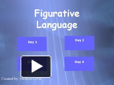 PPT – Figurative Language PowerPoint presentation | free to view - id ...