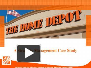 Home Depot 2005 presentation | free to view