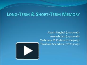 PPT – Long-Term PowerPoint presentation | free to download - id: 3c7f78 ...