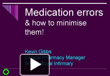 Medication errors presentation | free to download