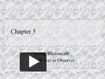PPT – Seeing Rhetorically PowerPoint presentation | free to view - id ...
