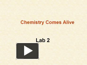 PPT – Lab 2 PowerPoint presentation | free to download - id: 3c9563-OGY5N