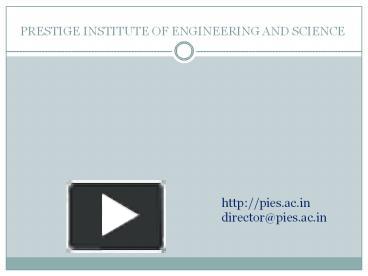 Top Engineering College of India presentation | free to download