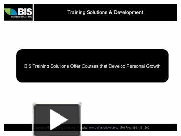 Leadership Training Solutions and Development by BIS Training Solutions ...