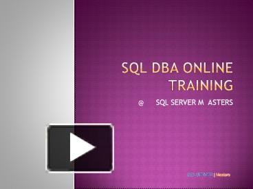 PPT – sql server 2012 training hyderabad PowerPoint presentation | free ...