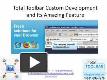 PPT – Total Toolbar Custom Development and Its Amazing Feature ...