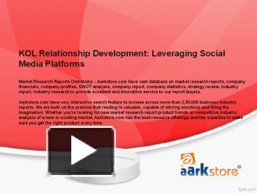 PPT – KOL Relationship Development: Leveraging Social Media Platforms ...