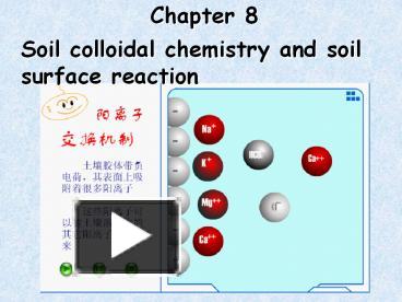 Soil colloidal chemistry and soil surface reaction presentation | free ...