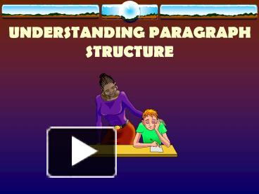 UNDERSTANDING PARAGRAPH STRUCTURE presentation | free to view