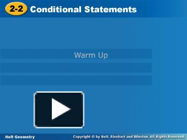 PPT – Conditional Statements PowerPoint presentation | free to view ...