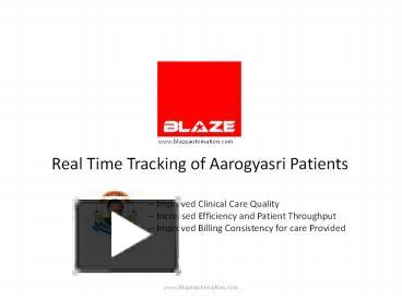 PPT – RFID for Patient TRacking Blaze Automation 2010 PowerPoint ...