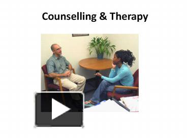 Counselling & Therapy presentation | free to download