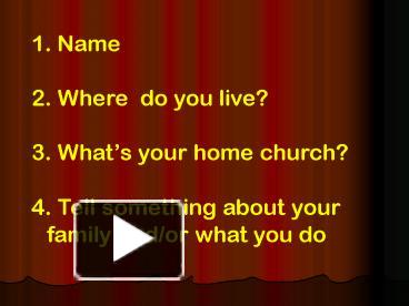 PPT – Name PowerPoint presentation | free to view - id: 3cbea-NjI3Z
