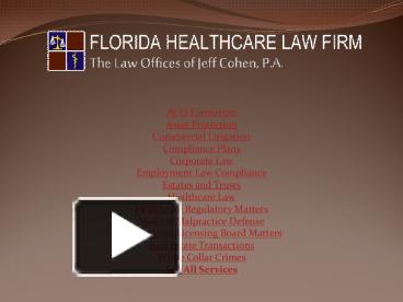 PPT – Healthcare Legal Audit - Free Legal Documents PowerPoint ...