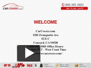 PPT – Car Covers PowerPoint presentation | free to download - id ...