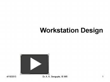 Workstation Design presentation | free to download