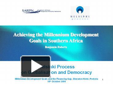 Helsinki Process presentation | free to download