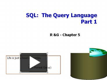 PPT – SQL: The Query Language Part 1 PowerPoint presentation | free to ...