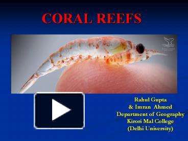 PPT – Coral Reefs PowerPoint presentation | free to download - id ...