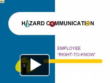 HAZARD COMMUNICATION presentation | free to download