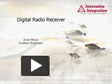 PPT – Digital Radio Receiver PowerPoint presentation | free to view ...